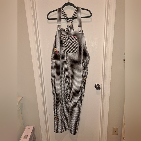 Teddy Fresh | Pants & Jumpsuits | Teddy Fresh Gingham Overalls With ...